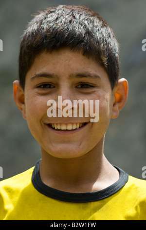 Hunza Boy in Karimabad in Northern Pakistan Stock Photo - Alamy