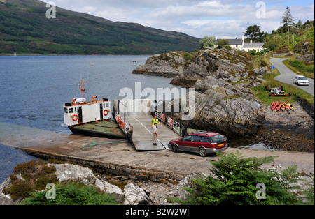 Glenachulish Kylerhea Glenelg car ferry Isle of Skye Scotland Stock ...