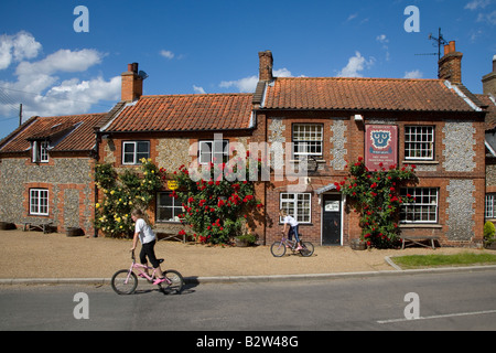 Village Pub Wareham North Norfolk June Stock Photo - Alamy