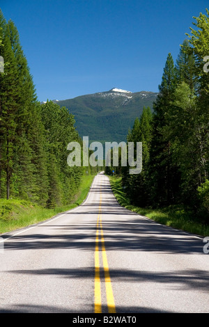 Montana Highway 83 near Kalispell Montana Stock Photo: 18996998 - Alamy