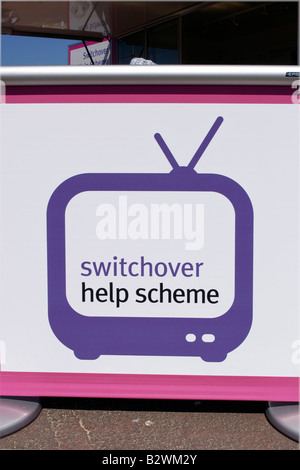 Digital UK switchover campaign posters Stock Photo - Alamy
