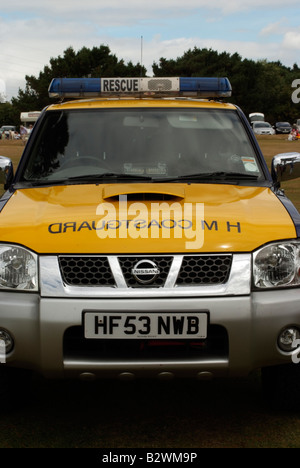 HM Coastguard 4x4 rescue vehicle at Lymington southern England UK Stock ...