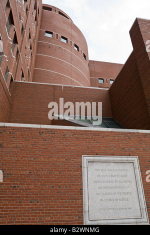 The John Joseph Moakley US Courthouse in Boston, MA. It serves as ...