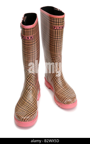 Pair of funky wellies Stock Photo - Alamy