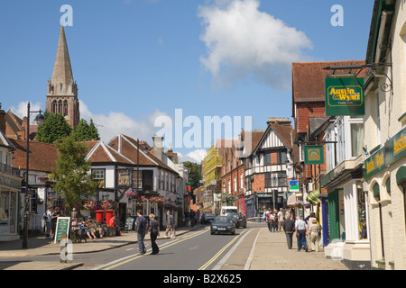 the town of Lyndhurst in the New Forest, Hampshire, England, UK Stock ...