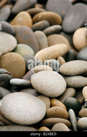 Stack of rocks (cairn) on Rialto Beach Olympic National Park, Pacific ...