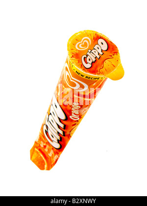 Calippo Orange Ice Lolly Stock Photo - Alamy