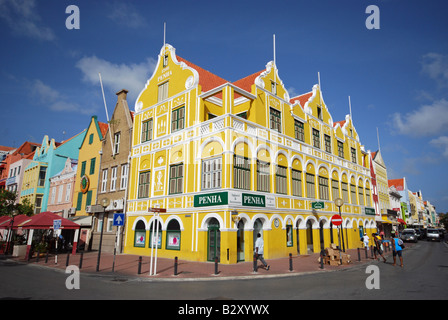 Curacao, Willemstad, Punda, The Penha building - a former merchants ...