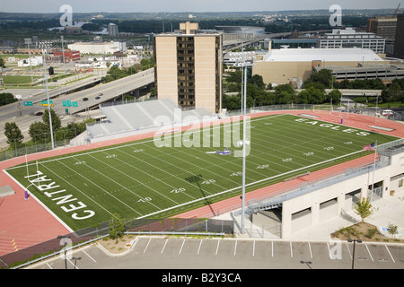 Football field of Creighton University Morrison Football Stadium ...
