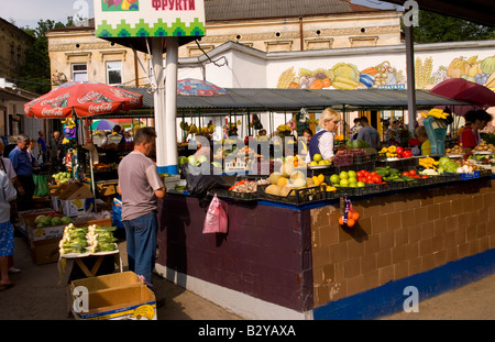 A market in the city center, Lviv, Ukraine Stock Photo - Alamy