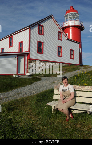 Jill Curran of Lighthouse Picnics, in front of the Newfoundland ...
