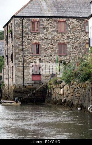 Old wharf and warehouse at Penryn near Falmouth Cornwall England Stock ...