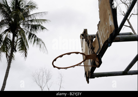 Broken Basketball Rim Stock Photo - Alamy