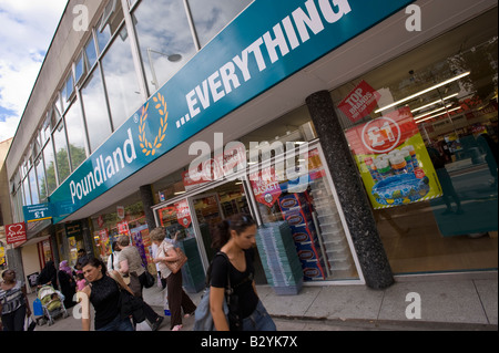 One pound shop West Ealing W5 London United Kingdom Stock Photo - Alamy