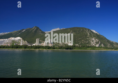 Lime plant at Exshaw, Alberta Stock Photo - Alamy