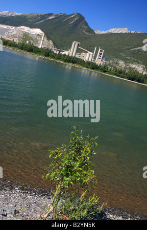 Lime plant at Exshaw, Alberta Stock Photo - Alamy