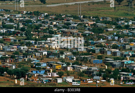 Aerial view of the township of Soweto Stock Photo - Alamy