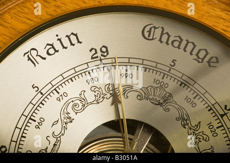 A barometer showing 'Change' Stock Photo - Alamy