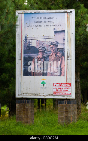 Entrance to Thoresby Colliery Stock Photo - Alamy