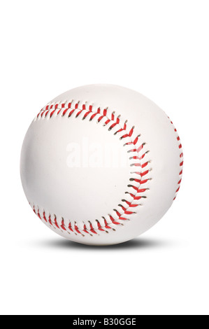 baseball ball .isolated on a white background .photo with copy space ...