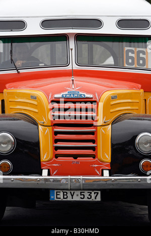 The front of a Malta bus Stock Photo - Alamy