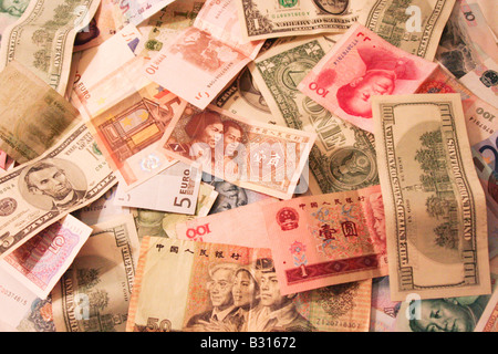 Various denominations of Chinese Currency Stock Photo - Alamy