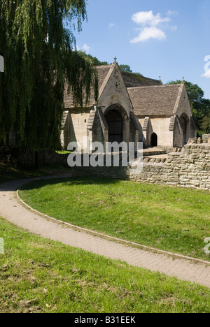 14th century tithe barn at Bradford-on-Avon, Wiltshire, England Stock ...