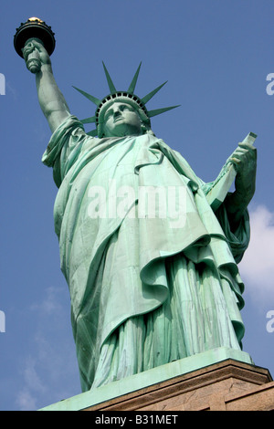 The backside of the Statue of Liberty, New York City Stock Photo - Alamy