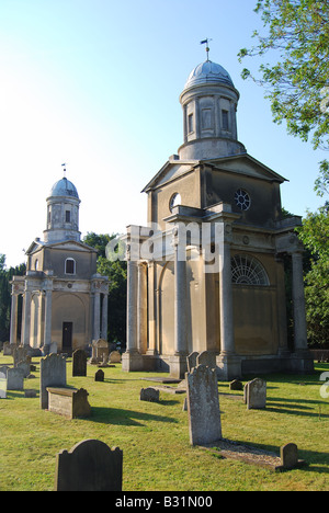 Mistley Towers, Mistley, Essex. Two porticoed classical towers, which ...