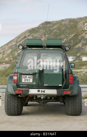 A large four wheel drive vehicle at Kangerlussuaq in Greenland Stock ...