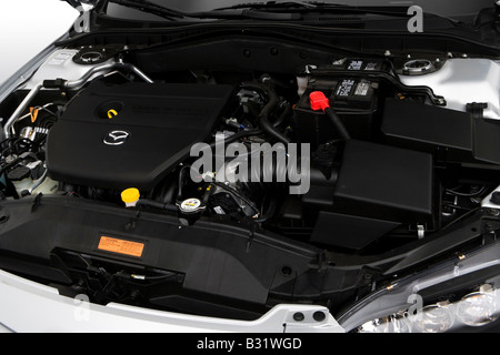 2008 Mazda MAZDA6 I Sport in Silver - Front seats Stock Photo - Alamy