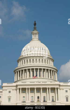 The dome of the US Capitol Building, legislative branch of the US ...