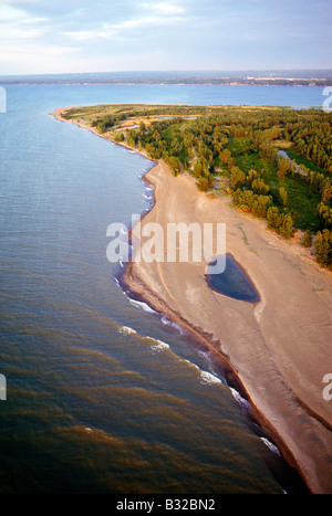Aerial View Of Presque Isle State Park, 7 Mile Penninsula, (National ...