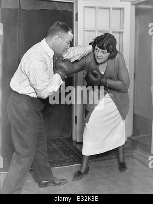 Keep your guard up man Stock Photo - Alamy