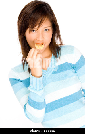 potato chip, lens chips, potato chips Stock Photo - Alamy