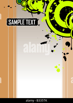 circles with text template on plain background Stock Photo - Alamy