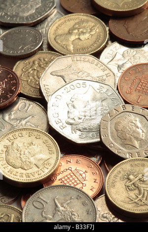 british currency coins Stock Photo - Alamy