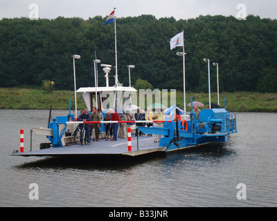 local ferry on river Maas Beesel Limburg Netherlands Stock Photo - Alamy