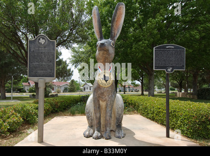 Texas Odessa Jack Ben Rabbit World s Largest Jackrabbit statue 8 feet ...