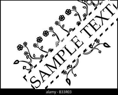 floral with sample-text Stock Photo - Alamy
