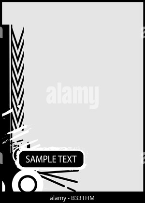 gungy circle and sample-text Stock Photo - Alamy