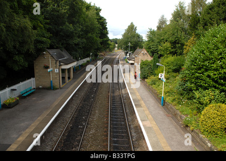 Chirk railway station Stock Photo - Alamy