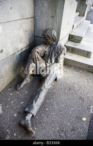 The Homeless Statue in Bergen Norway Stock Photo - Alamy