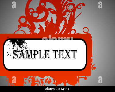 textbox with floral Stock Photo - Alamy