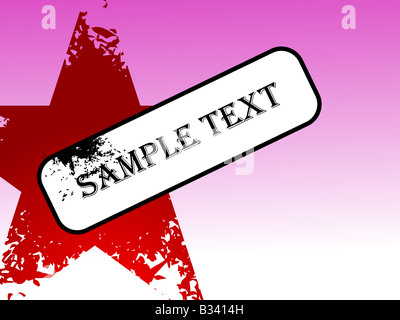 textbox with star Stock Photo - Alamy
