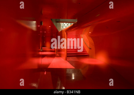 Red Hall, Central Library, Seattle Stock Photo - Alamy