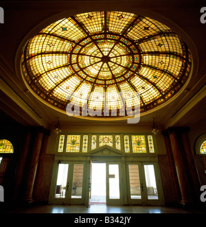 Tiffany glass dome, the Christian Admiral Inn (1908), Cape May, New ...
