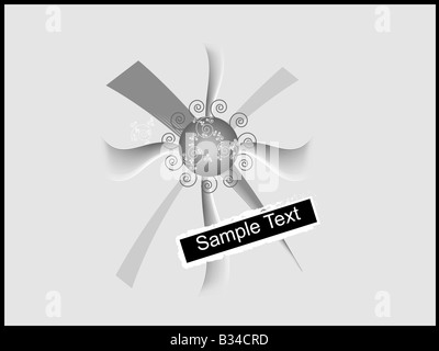 swirly sample text on isolated background Stock Photo - Alamy