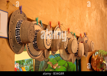 Traditional rural farmer hat or Montuno Hat from Panama Stock Photo - Alamy