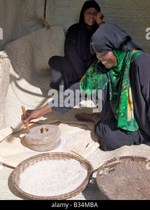 Old Swahili woman of Lamu Island wearing the black buibui head cloth ...